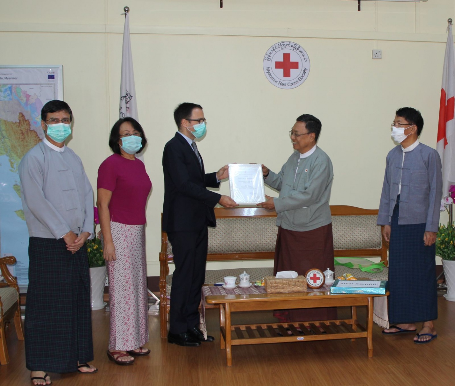 Total E & P Myanmar Company donate Myanmar Red Cross Society for ...