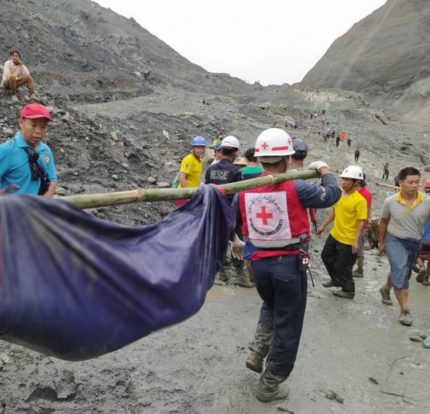 Myanmar Red Cross Society continues search and rescue, and providing ...