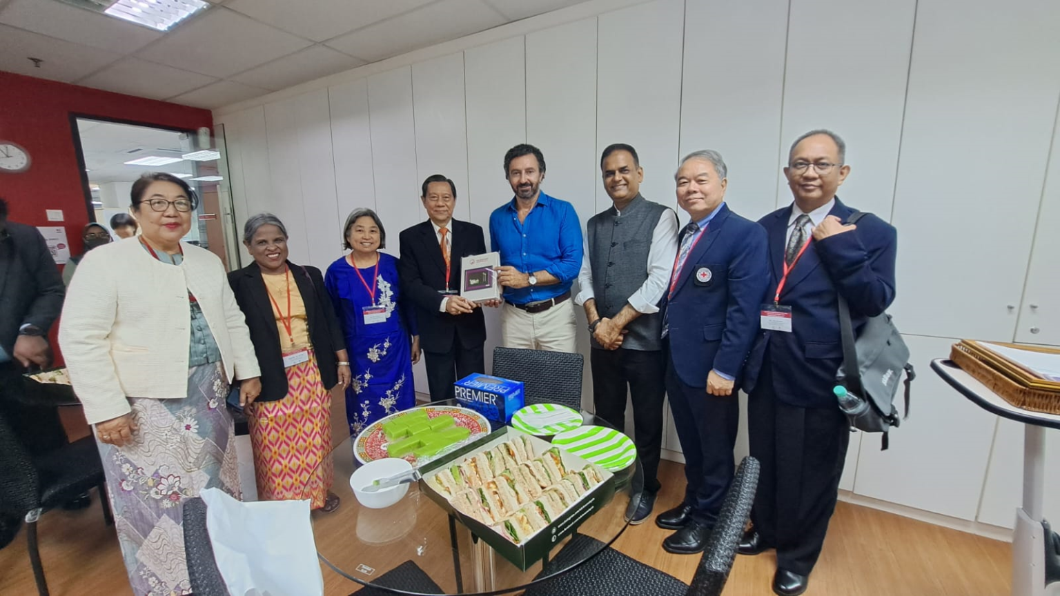 The President of the Myanmar Red Cross Society, Prof. Dr. Myo Nyunt attended 2023 Movement ...